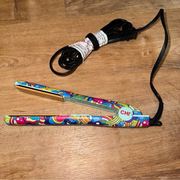 Chi | Other | Ultra Chi Flat Iron Hair Straightener Colorful Chevron ...